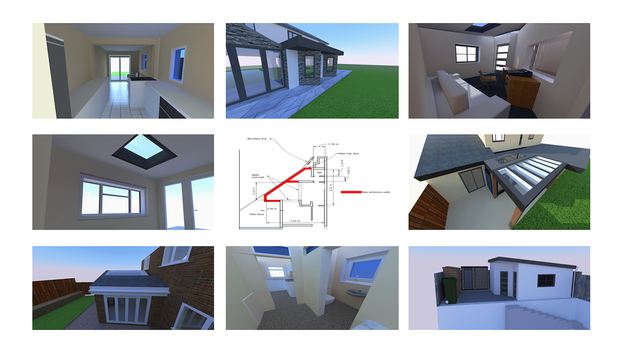 HousingPlot 3D House Extension Design & Planning Drawings – email: info ...